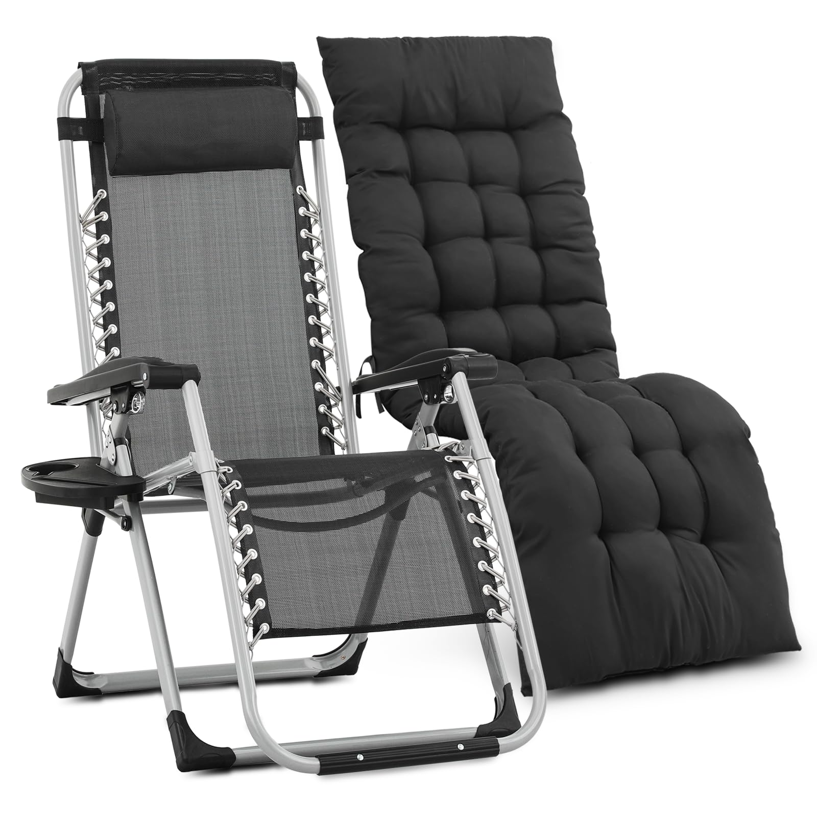 Amazon.com : MoNiBloom Reinforced Zero Gravity Chair, Folding Pool ...