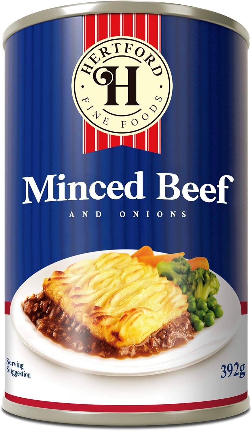 Hertford Fine Foods Minced Beef & Onion 392g (pack of 12) : Amazon.co ...