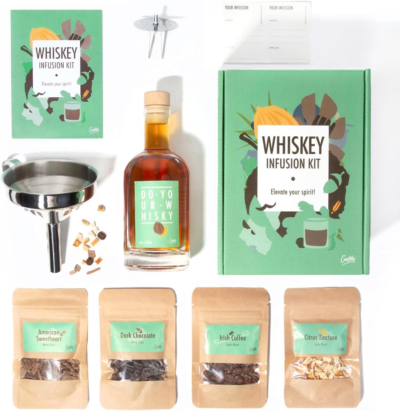 Whisky Selber Machen Set - Für zu Hause & als Geschenk - Mache deinen eigenen Whisky - DIY ...