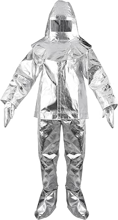 Trumego Heat Resistant Suit Fireproof Clothes Anti Thermal Radiation ...