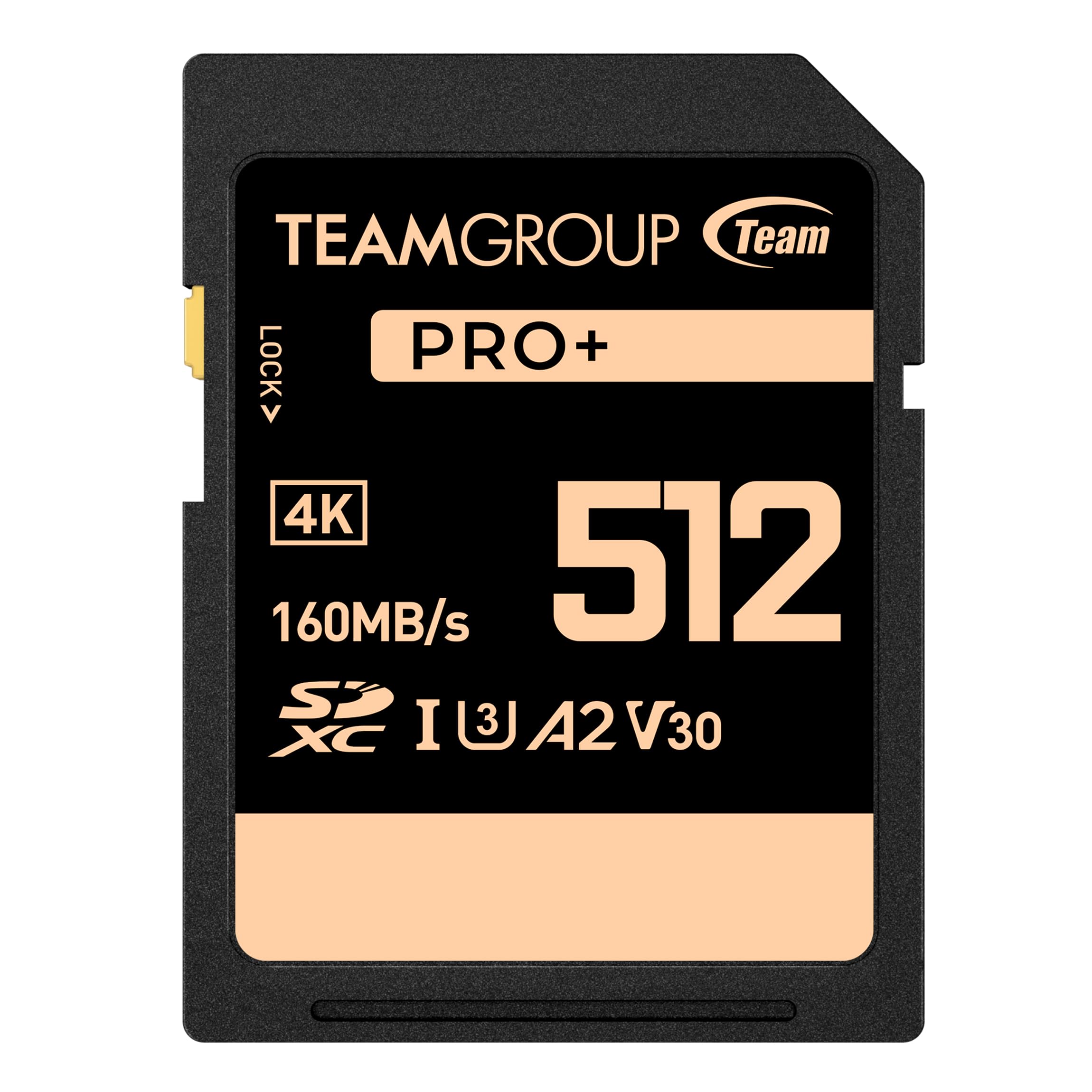 Amazon.com: TEAMGROUP PRO 512GB UHS-I U3 A2 V30 4K UHD Read/Write Speed ...