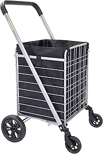 Amazon.com: dbest products Cruiser Cart Deluxe 2 with Liner Bag Bundle ...