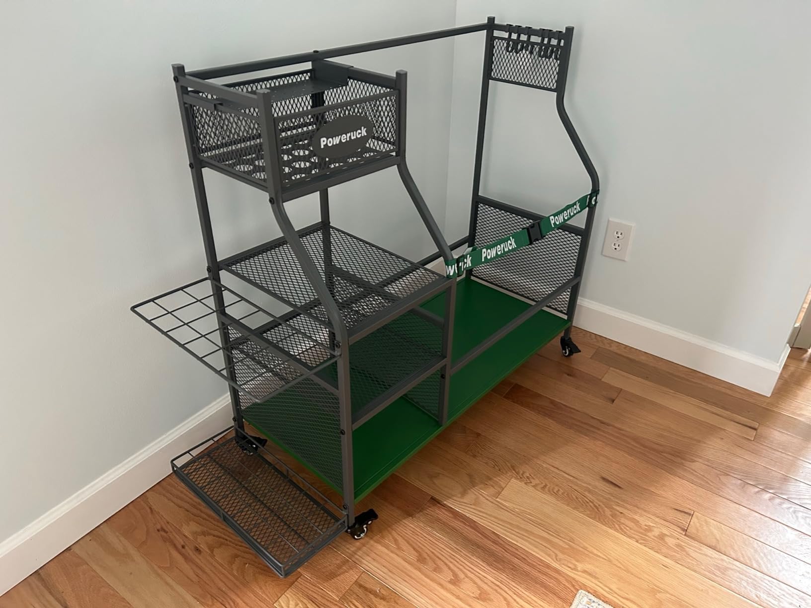 Amazon.com : Poweruck Golf Clubs Bag Organizer for 2 Golf Bags Storage ...