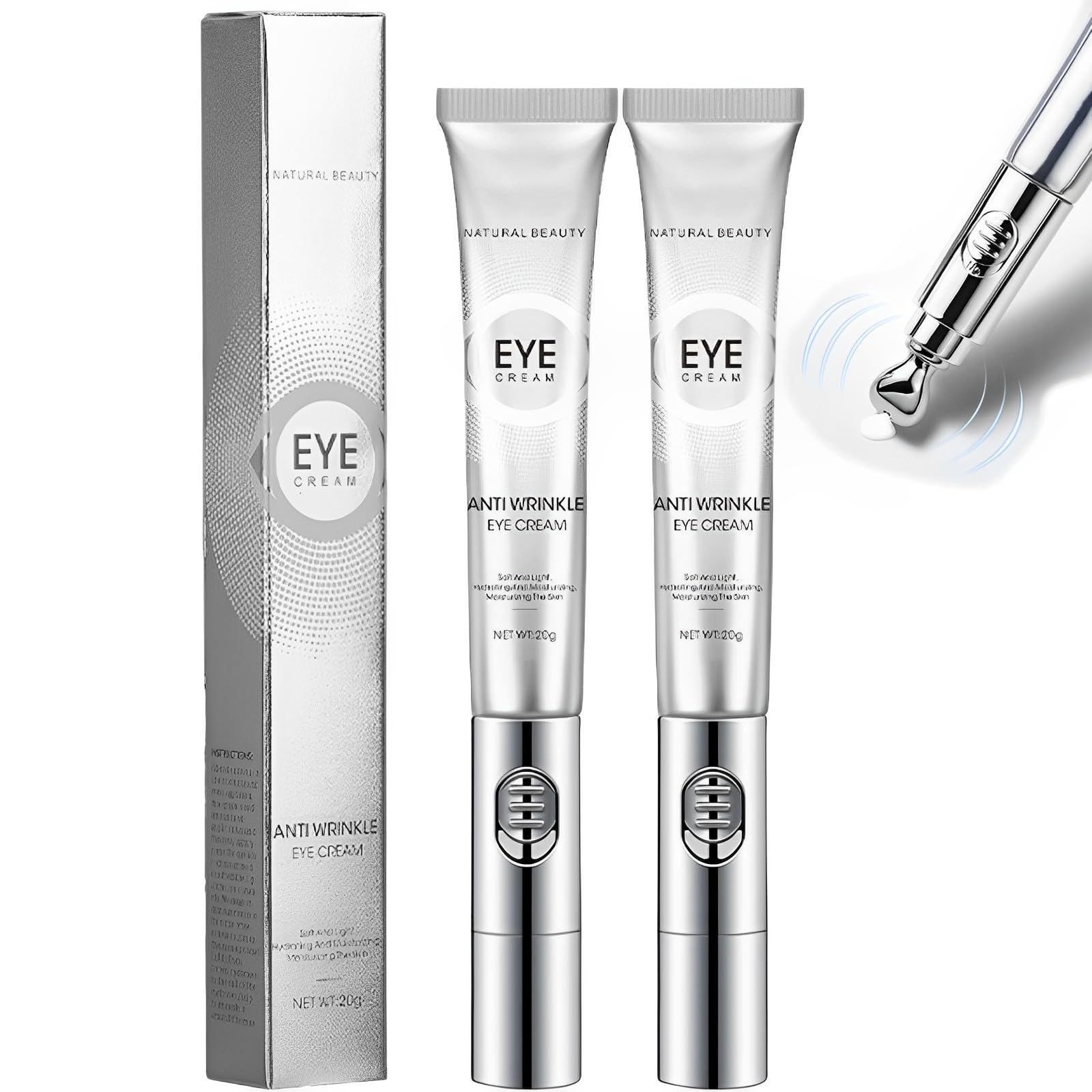 Amazon.com: Peehss Wrinkle Eraser Massaging Eye Cream - Multi-Peptide ...