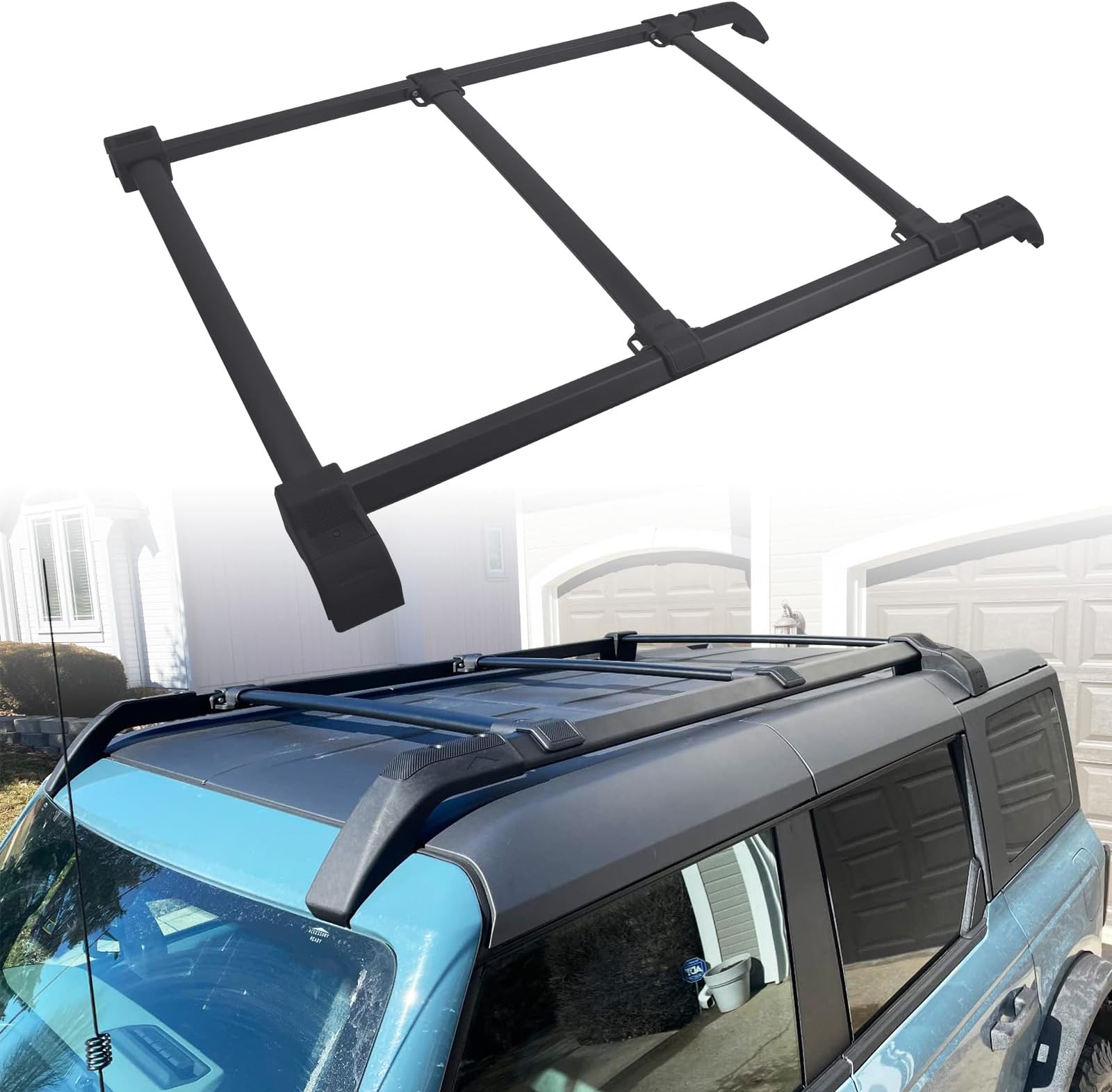 Amazon.com: EZREXPM 5PCS Cross Bars Roof Rack Rails Kit Fit for Ford ...