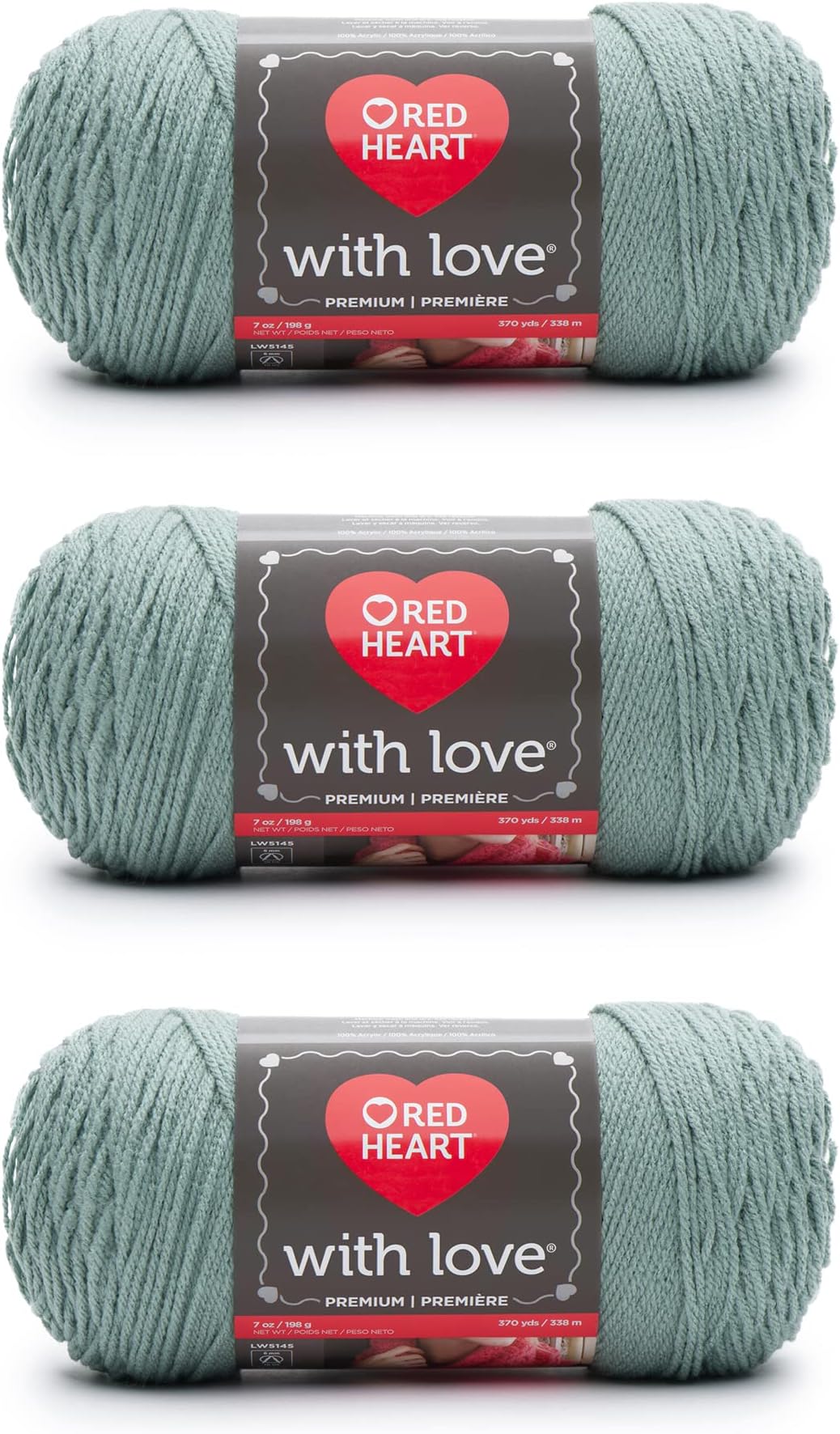 Amazon.com: RED HEART Super Saver Yarn - Light Sage