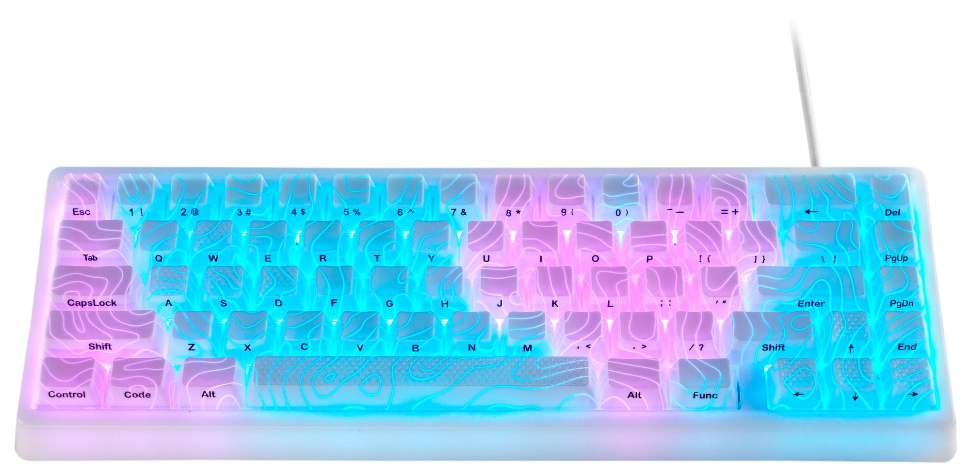 Snapklik.com : HITIME X XVX M67 Topographic Wired Gaming Keyboard