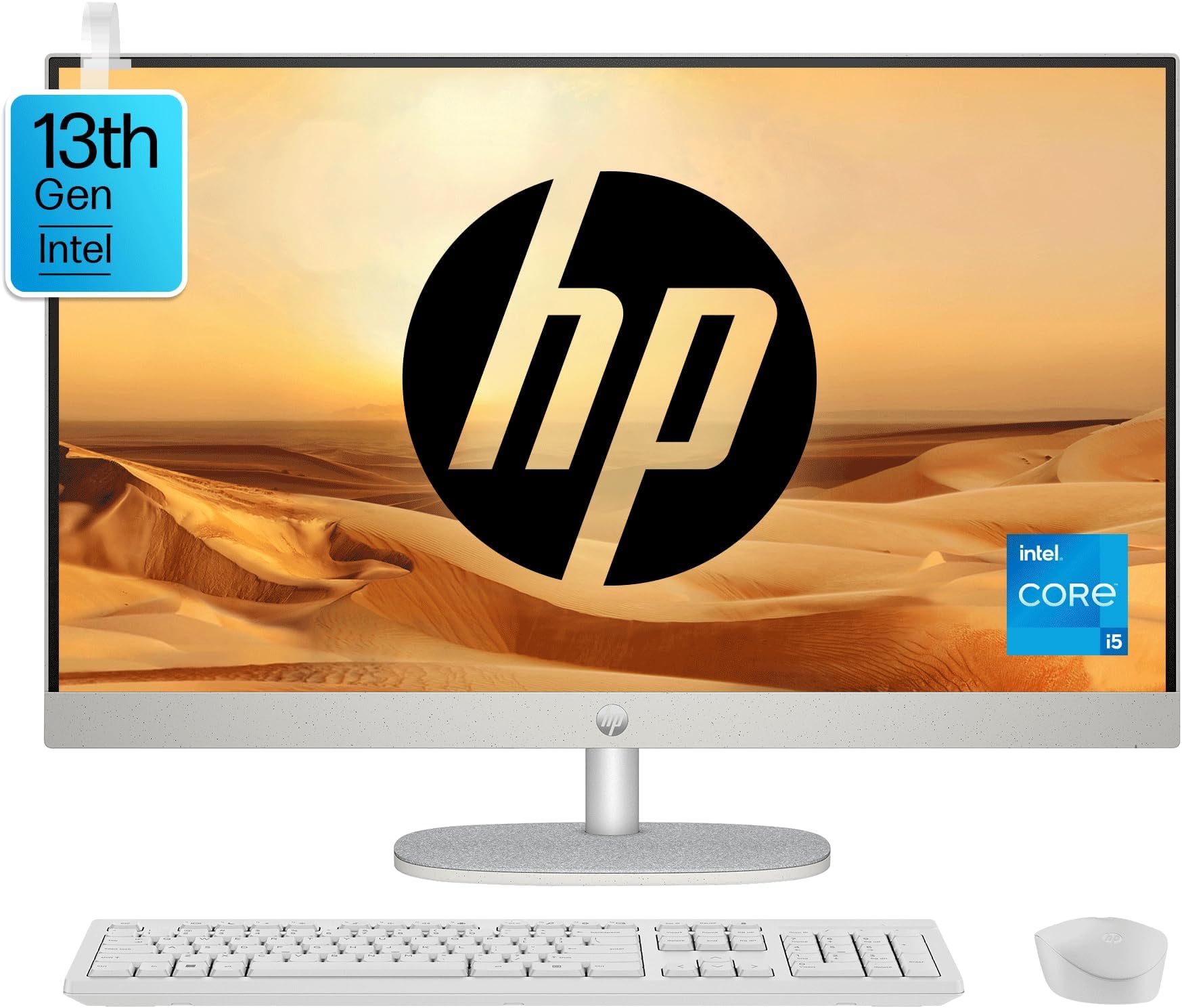 (Renewed) HP All-in-One PC 13th Gen Intel Core i5 27" (68.6cm) FHD 16GB ...