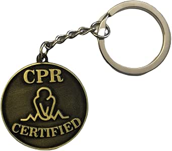 Amazon.com: CPRKey, 50-Pack of CPR Certified Keychains, Metal ...