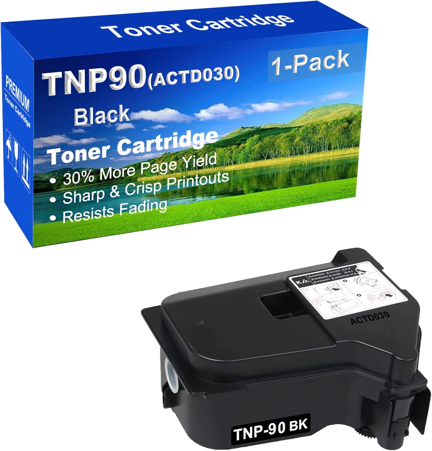 Amazon.com: SINIYA 1-Pack Compatible High Capacity TNP90 TNP-90 (ACTD030) Toner Cartridge use ...