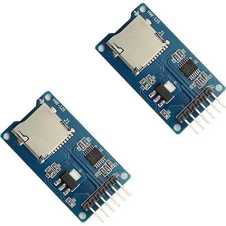 Amazon.com: 2pcs Micro SD Card Module Storage Board 6-pin TF Card ...