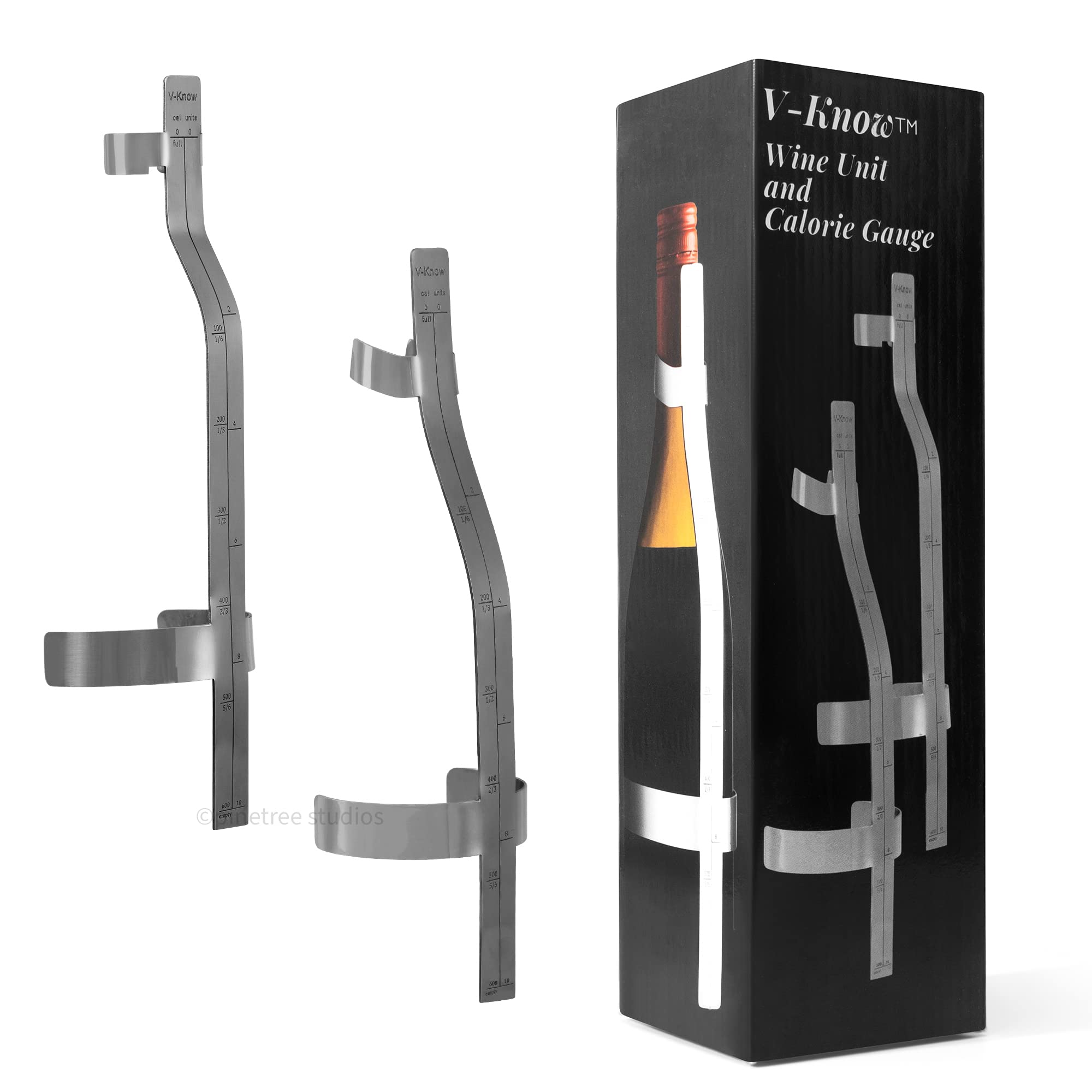 V-Know Wine Unit Calorie Gauge | 3 in 1 Wine Measure Set | Wine Lovers ...