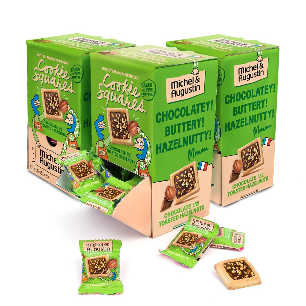Amazon.com: Michel et Augustin Cookies, Individually Wrapped Snacks, 3 ...