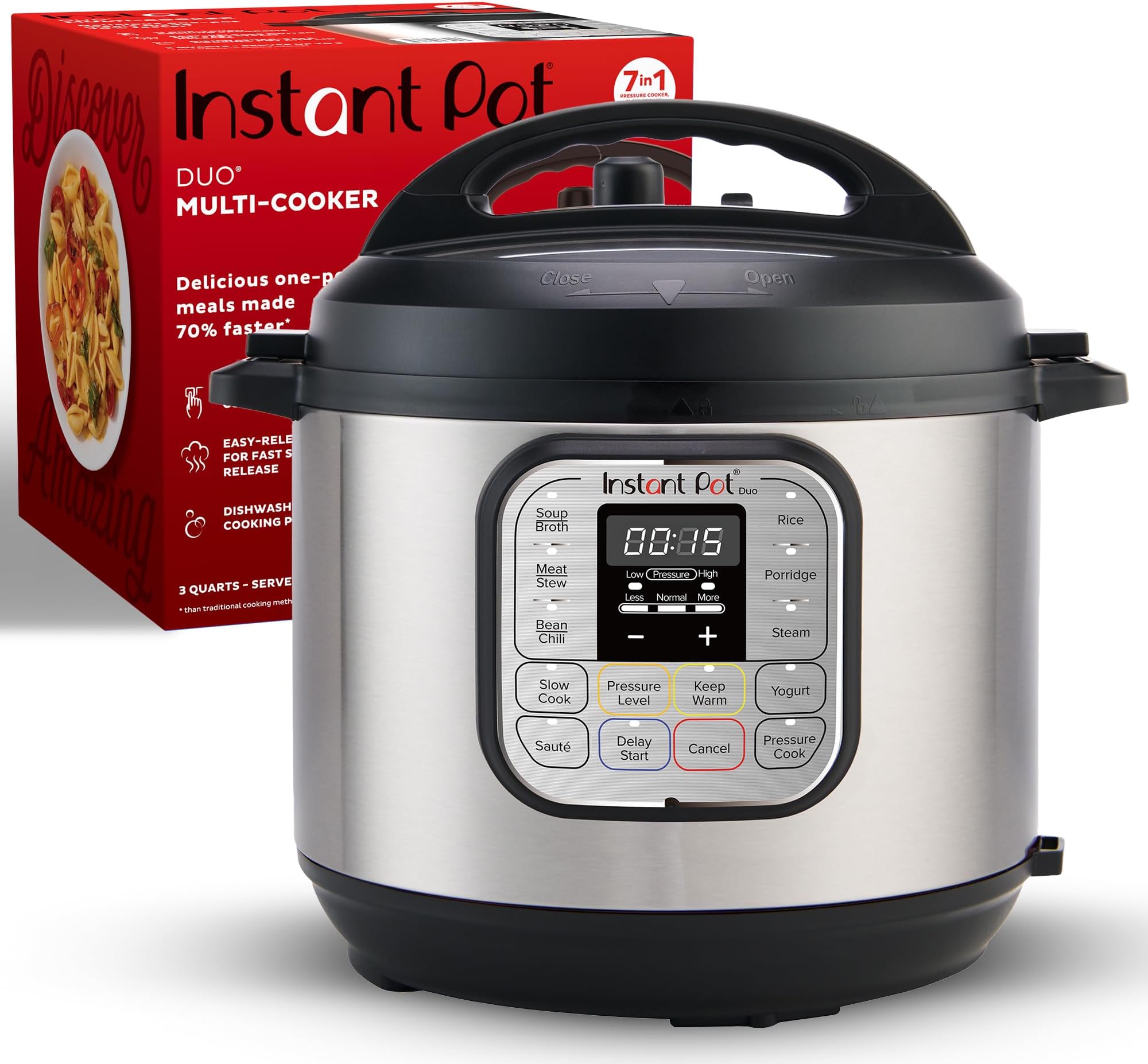 Amazon.com: IRIS USA Pressure Rice Cooker Japanese 3 Qt. and 8-in-1 ...