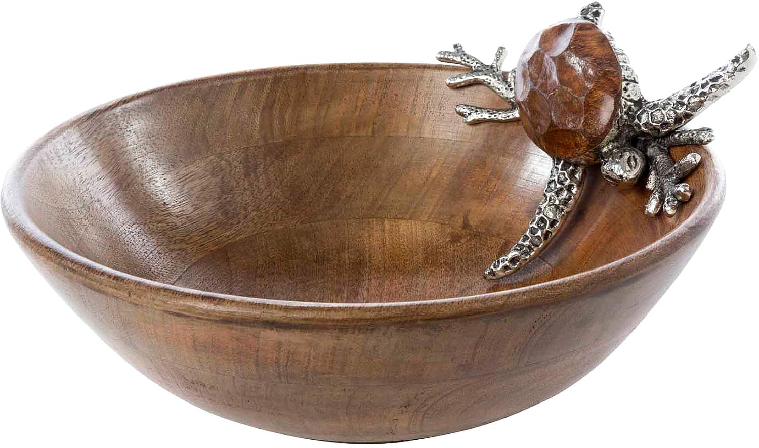 Amazon.com | Mud Pie Turtle Wood Serving Bowl: Serving Bowls
