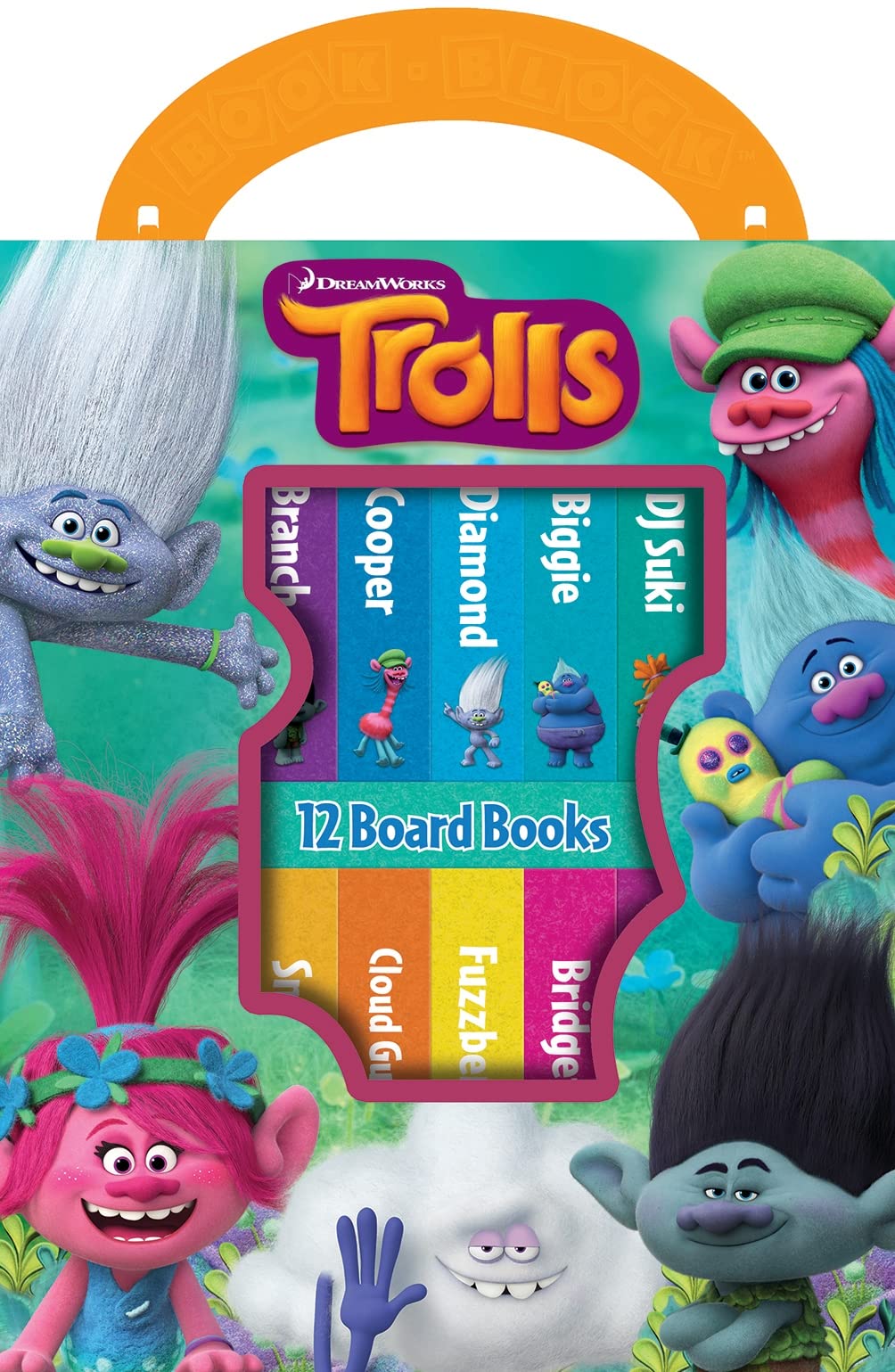Amazon.com: Dreamworks Trolls - My First Library Board Book Block 12 ...