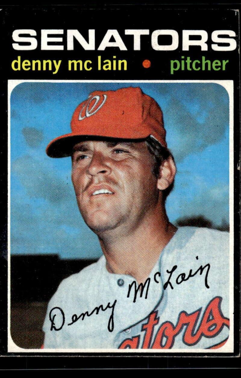 Amazon.com: Baseball 1971 Topps #750 Denny McLain SP Senators ...