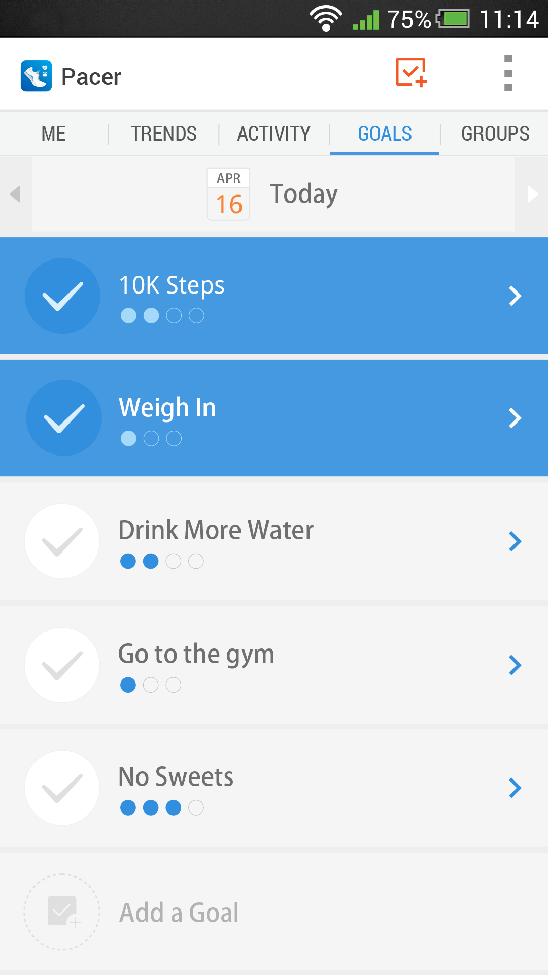 Pacer Pedometer & Weight Loss Coach - App on the Amazon Appstore