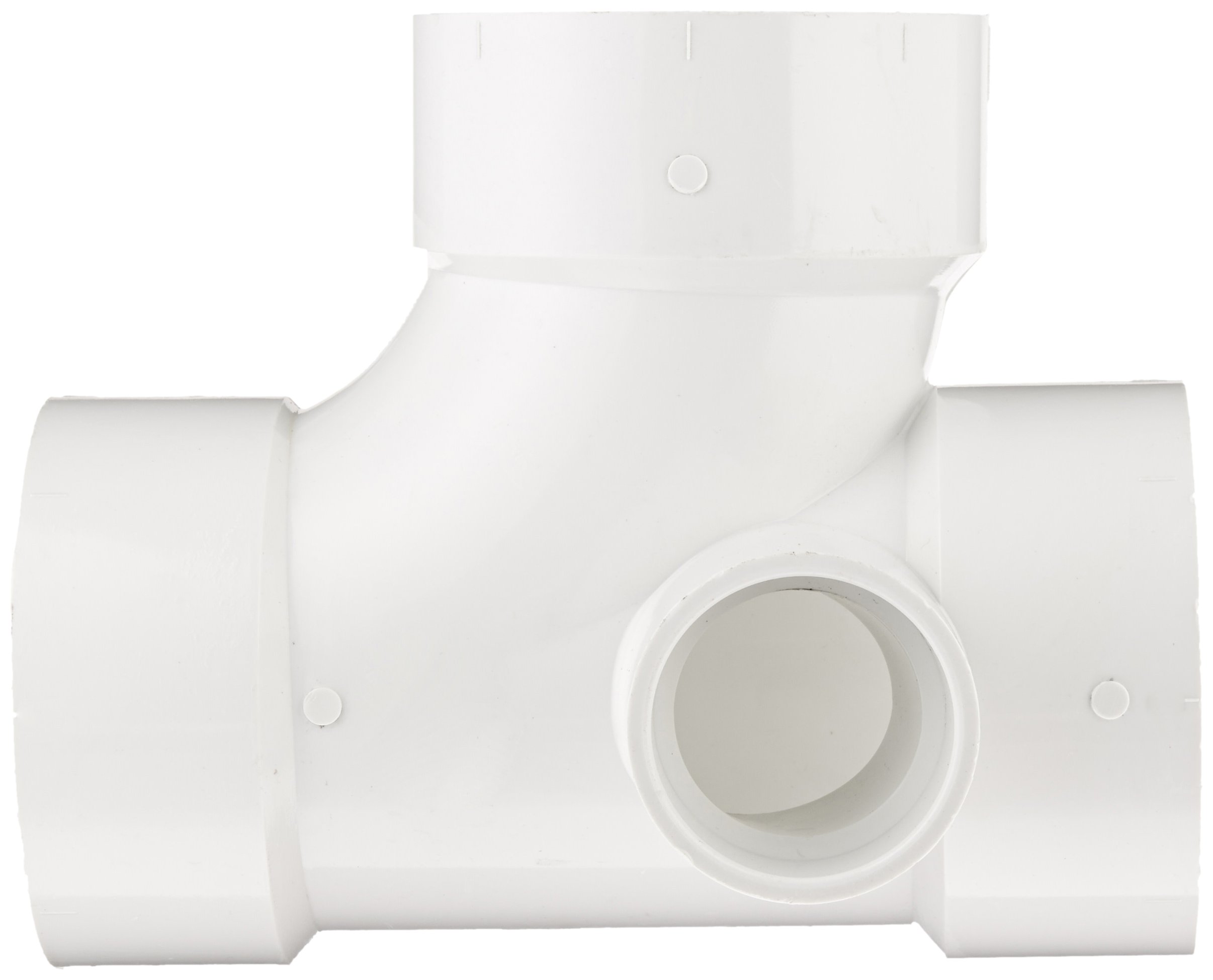PVC Fitting 4x4x4x4 PVC DWV Double Sanitary Triple Tee - 4-Way Cross ...