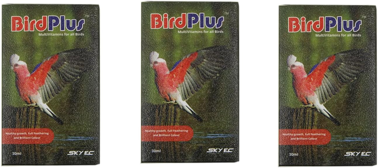 Bird Plus Birds Multivitamins, 30 ml (Pack of 3) : Amazon.in: Pet Supplies