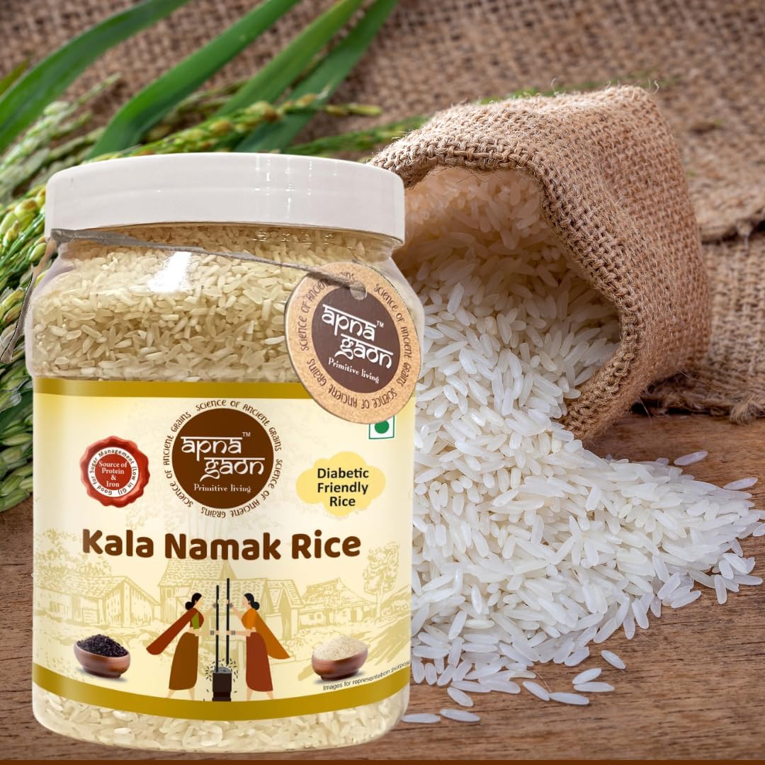 Apna Gaon Kala Namak Rice | 1Kg | Only Rice with Natural Presence of ...