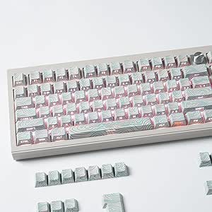 Amazon.com: Sumgsn PBT Side Printed Keycaps, Shine Through Keycaps ...