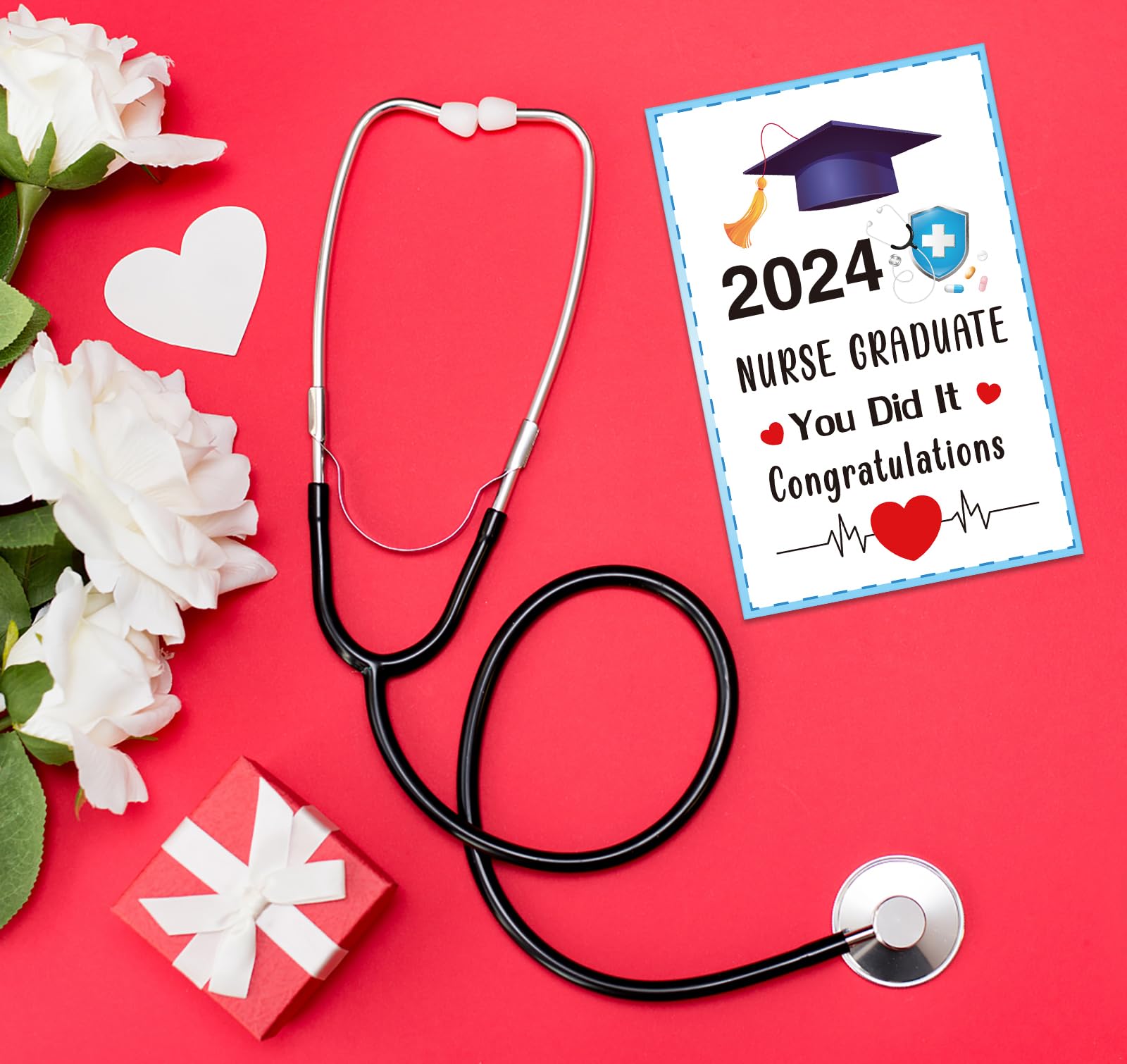 Nursing Graduation Cards Blue Nurse Graduation Announcements