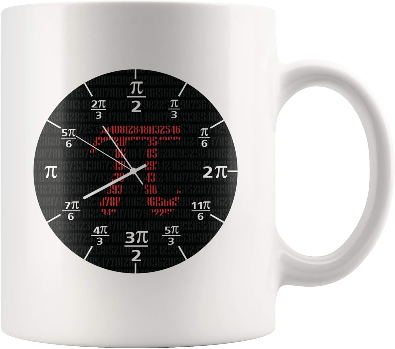 Amazon.com: Pi Art Math Trigonometry Circle Funny Ceramic Mug Geek Nerd ...