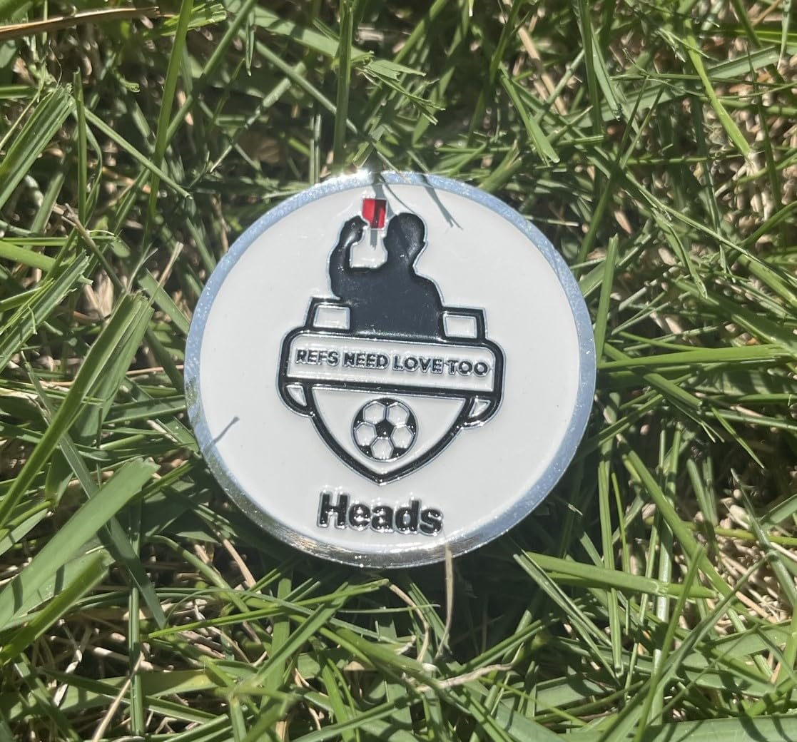 Amazon.com: REFS NEED LOVE TOO Soccer Referee Coin : Sports & Outdoors