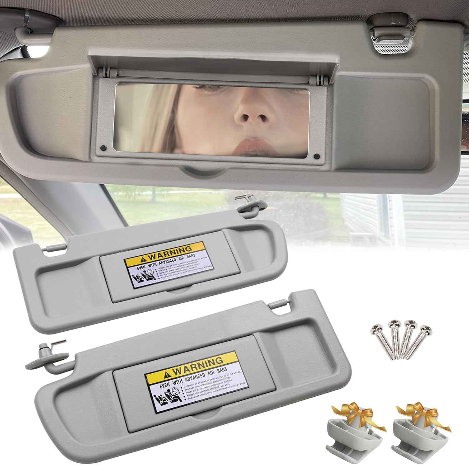 Amazon.com: Civic Sun Visor Left Driver and Right Passenger Side ...