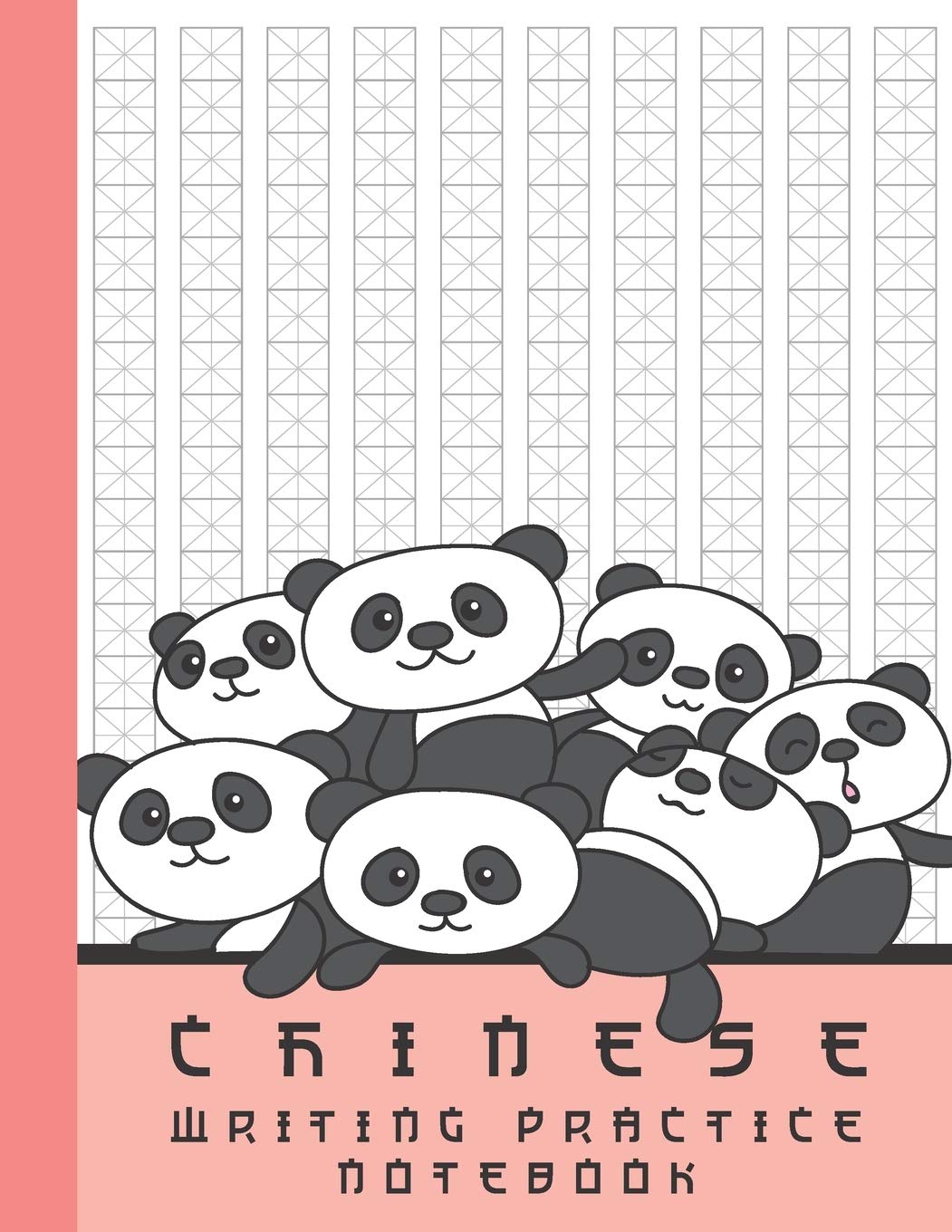 Buy Chinese Writing Practice : Cute Baby Panda Bear in Mi Zi Ge Paper ...