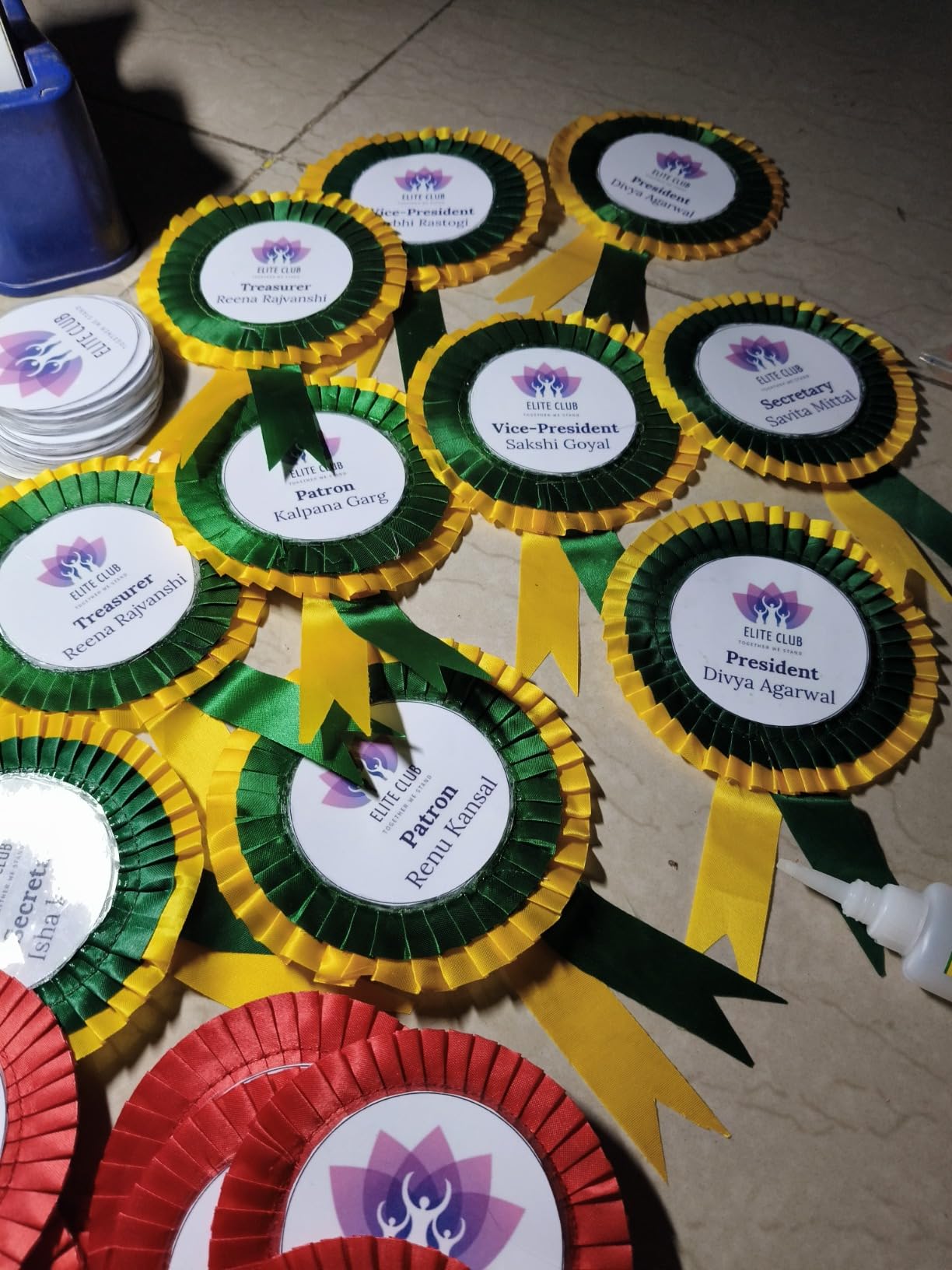 NEXGEN Trends Single Line - Satin Ribbon Badge for Event,Party ...