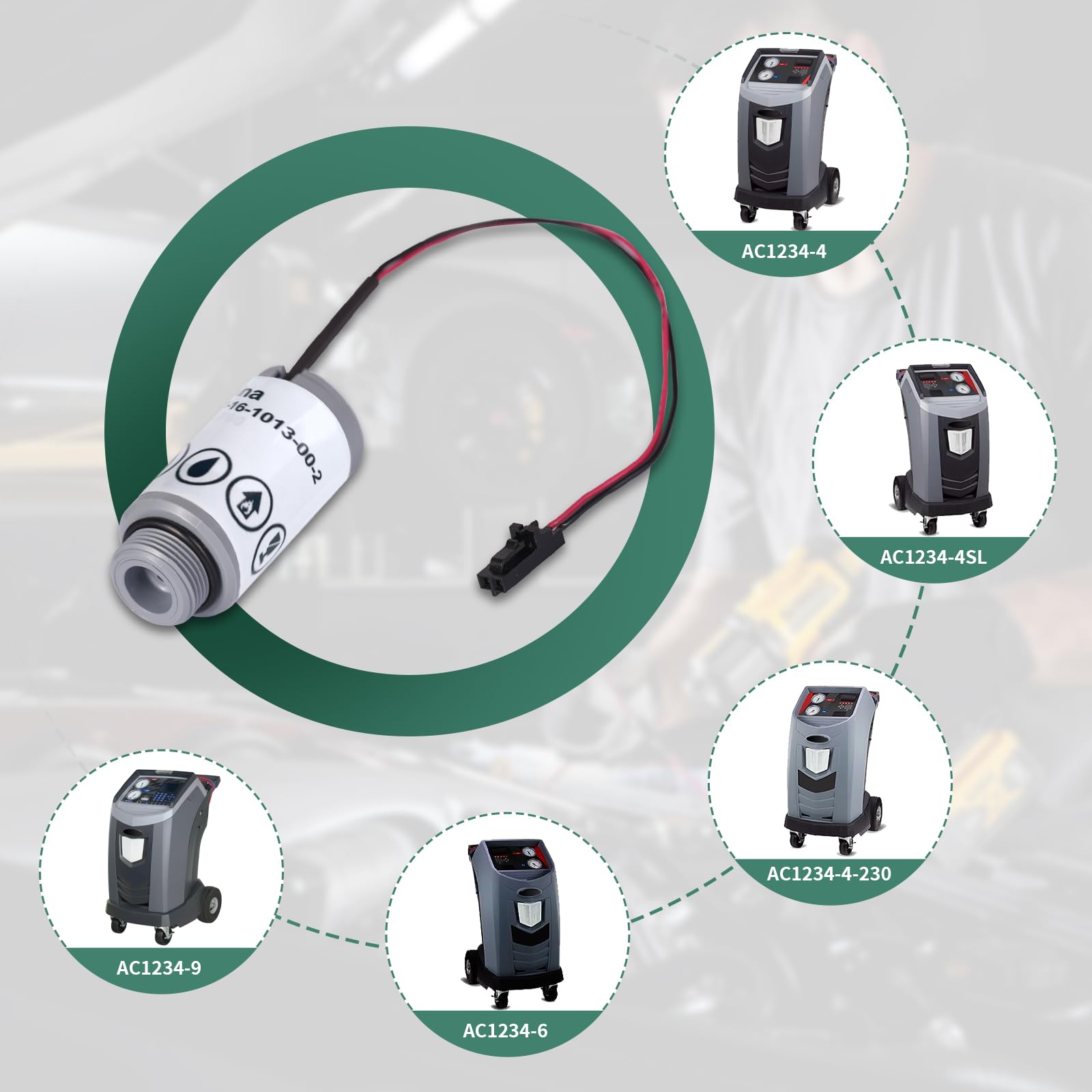 16916 Robinair 16916 Robinair CoolTech ID Plus Refrigerant Identifier