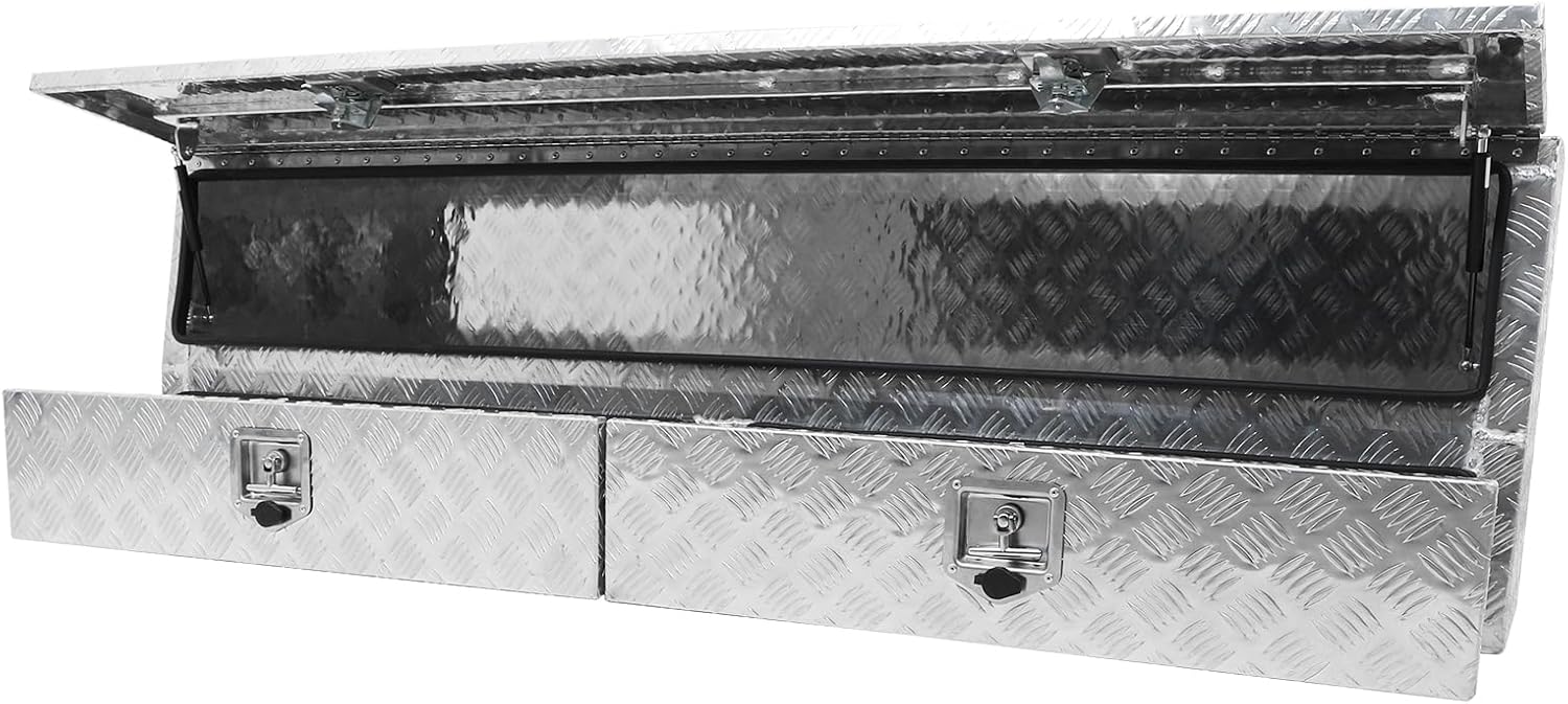 Amazon.com: Silver Aluminum Contractor Top Side Boxes with Two Lower ...