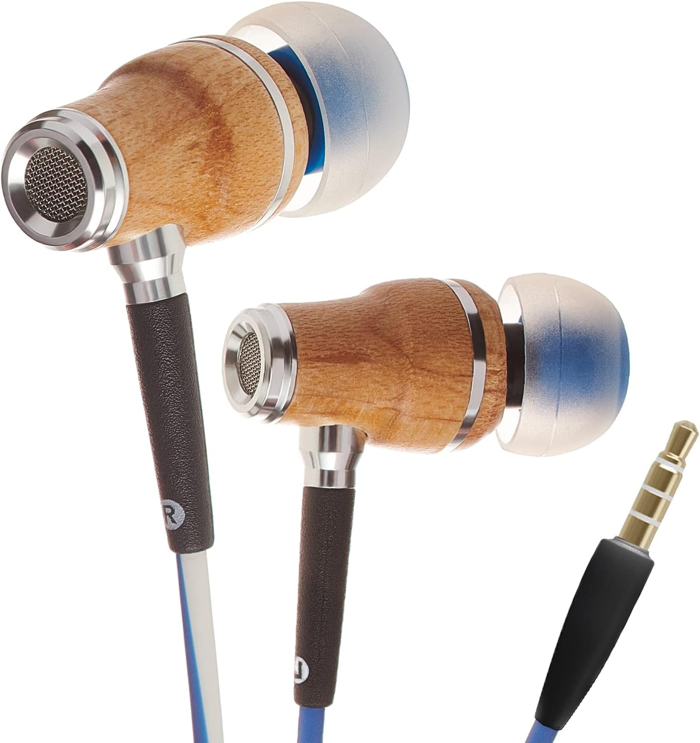Amazon.com: Symphonized Premium Wooden Headphones Earbuds, 3D Sound ...