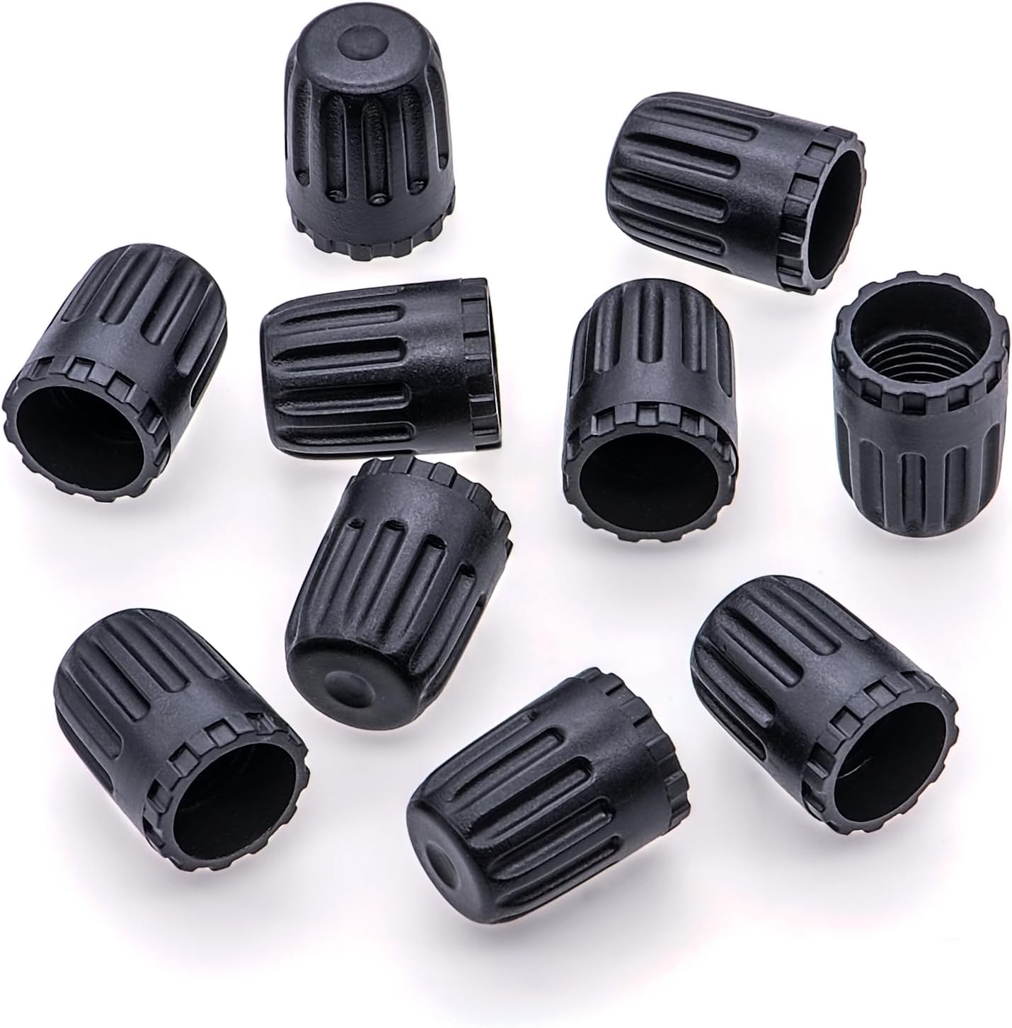 Amazon.com: Mewqune Tire Valve Caps, Plastic & Rubber, Universal Fit ...