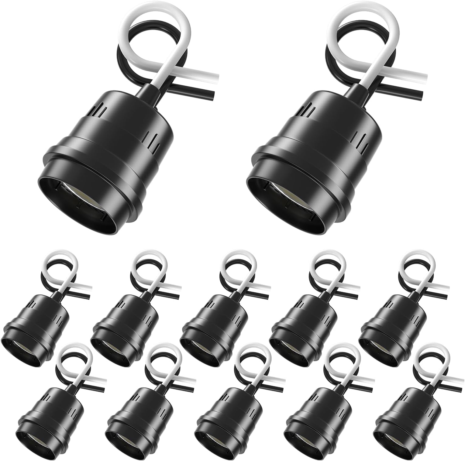 Leviton 001-55 BLK Black Rubber Outdoor Lamp Socket - Amazon.com