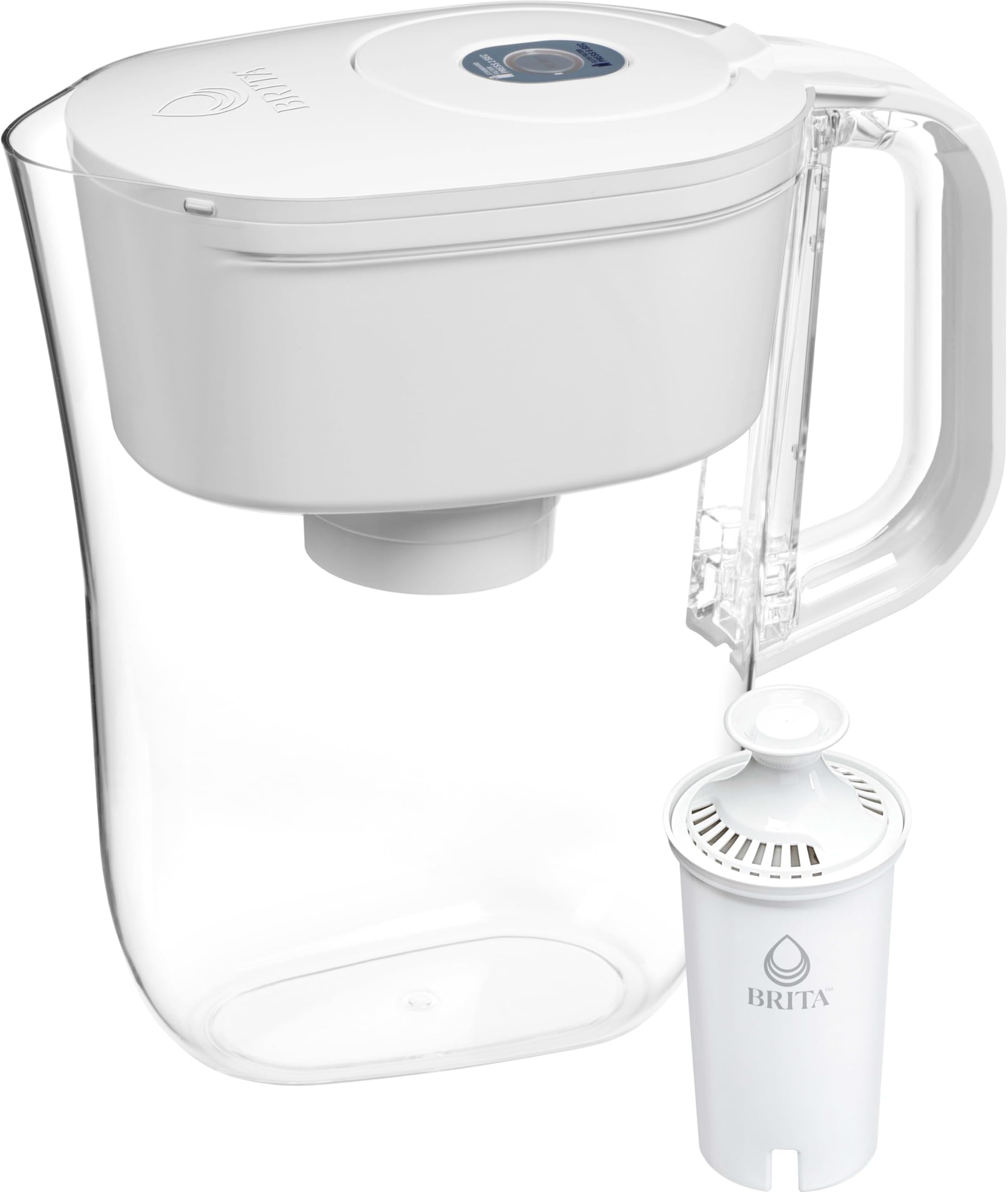 Amazon.com: Brita Small 6 Cup Denali Water Filter Pitcher with 1 Brita ...