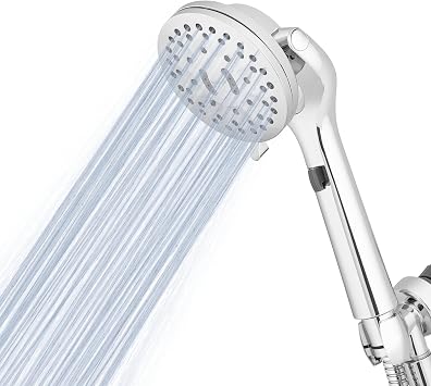 Waterpik ShowerCare Pivoting Hand Held Shower Head, Chrome - Five Modes ...