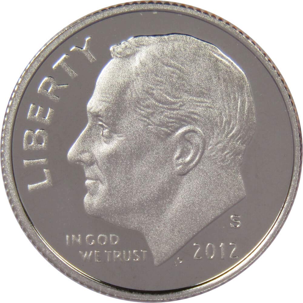2012 S Roosevelt Dime Choice Proof Clad 10c US Coin Collectible at ...
