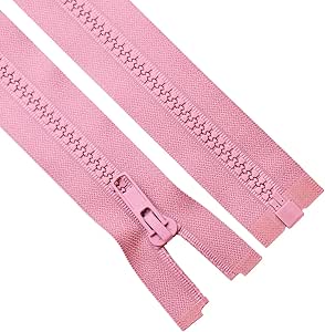 Amazon.com: Sawoake 2PCS #5 13 Inch Separating Jacket Zippers for Sewing Coats Jacket Zipper ...