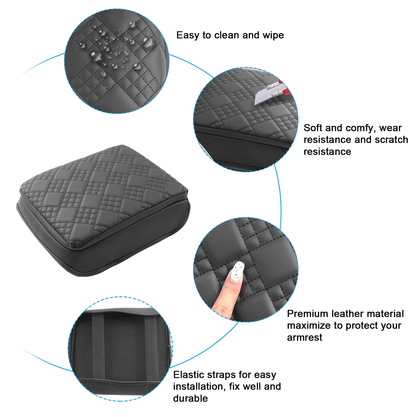 Snapklik.com : SXCY For 2025 2026 Toyota 4Runner Armrest Cover Pad For ...