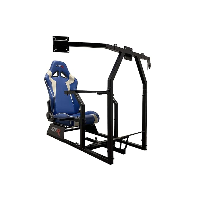 Buy GTR Simulator GTA-F Model Black Frame Triple | Single Monitor Stand ...
