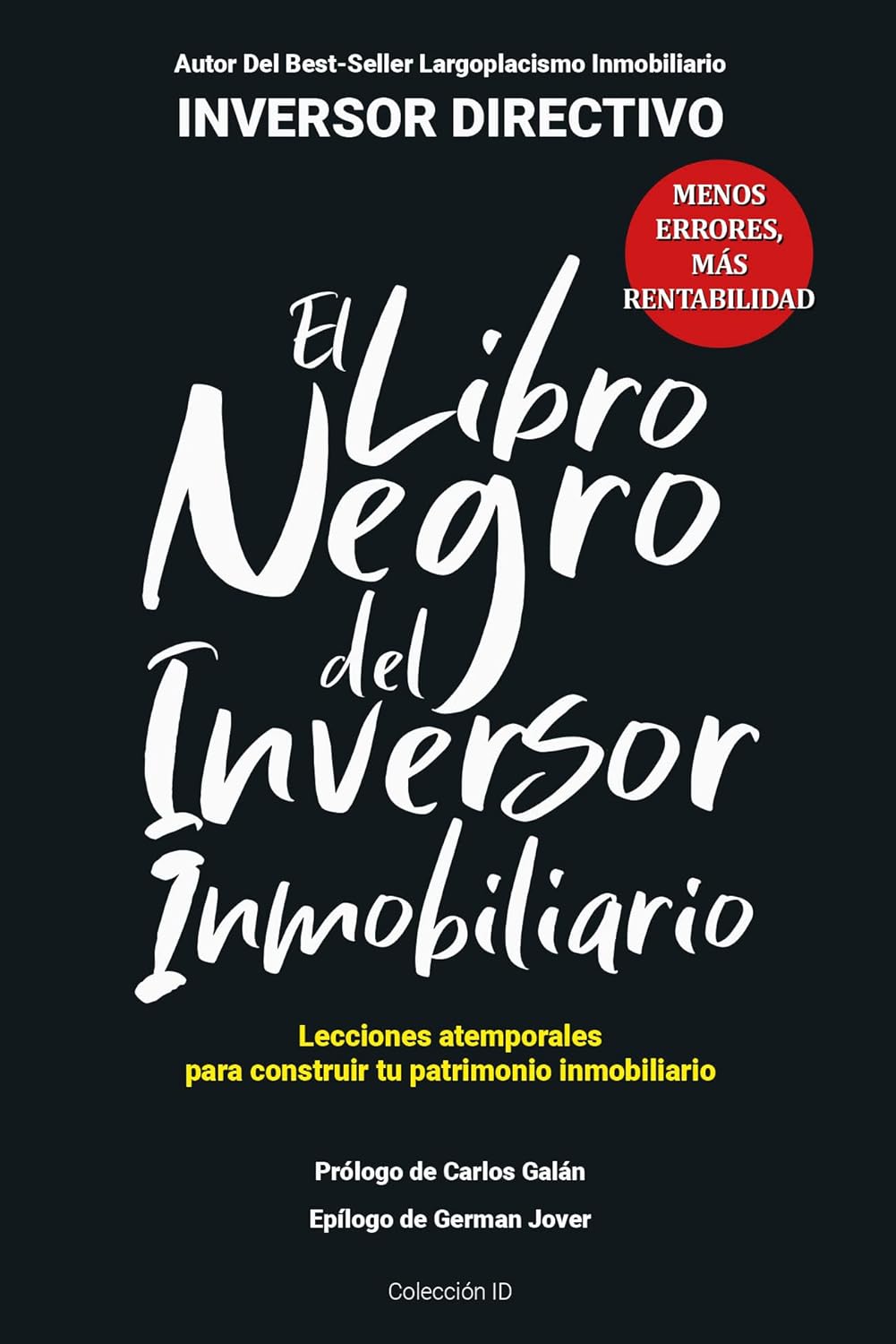 Amazon.com: El libro negro del inversor inmobiliario: Comete menos errores, obtén más ...