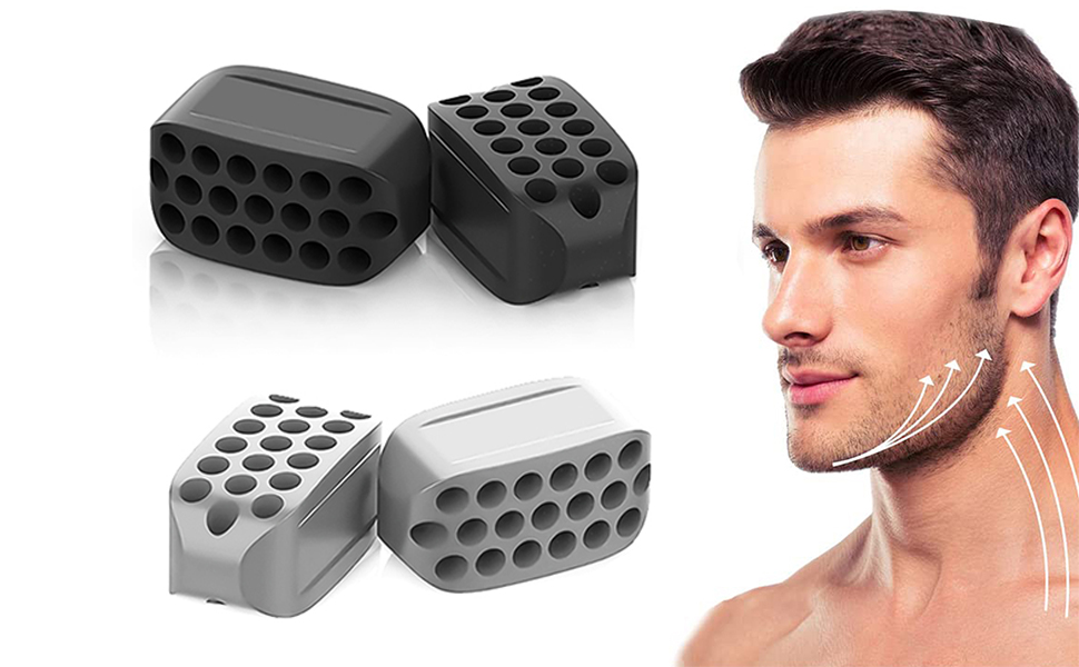 Watch Jawline Exerciser 4 pack of jaw exerciser for men and women on ...