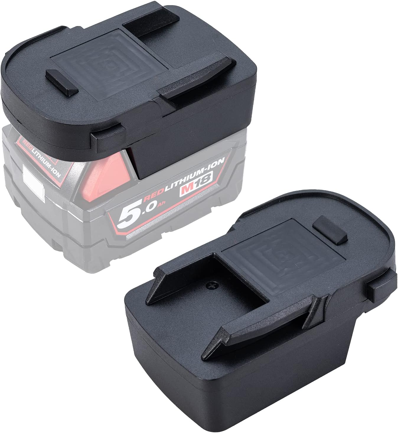Amazon.com: Adapter Converter for Milwaukee M18 48-11-1860 18V Li-ion ...