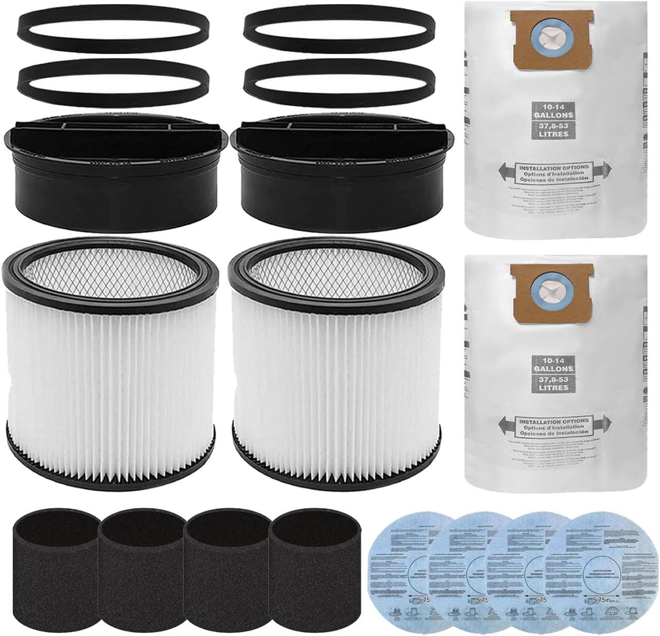 Amazon.com: ANBOO Replacement Filter for Shop Vac Filters 90304 90350 ...