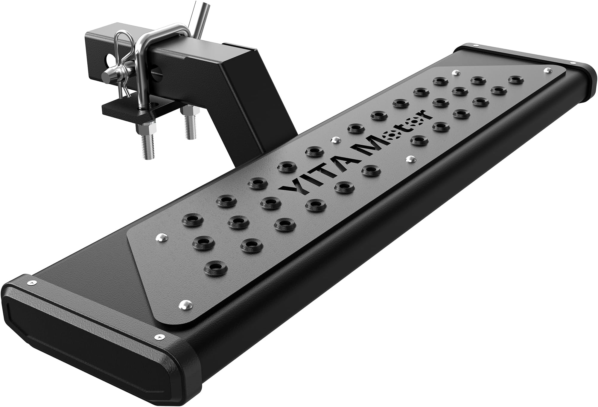 Amazon.com: YITAMOTOR Aluminum Hitch Steps with 2" Receiver Bumper ...