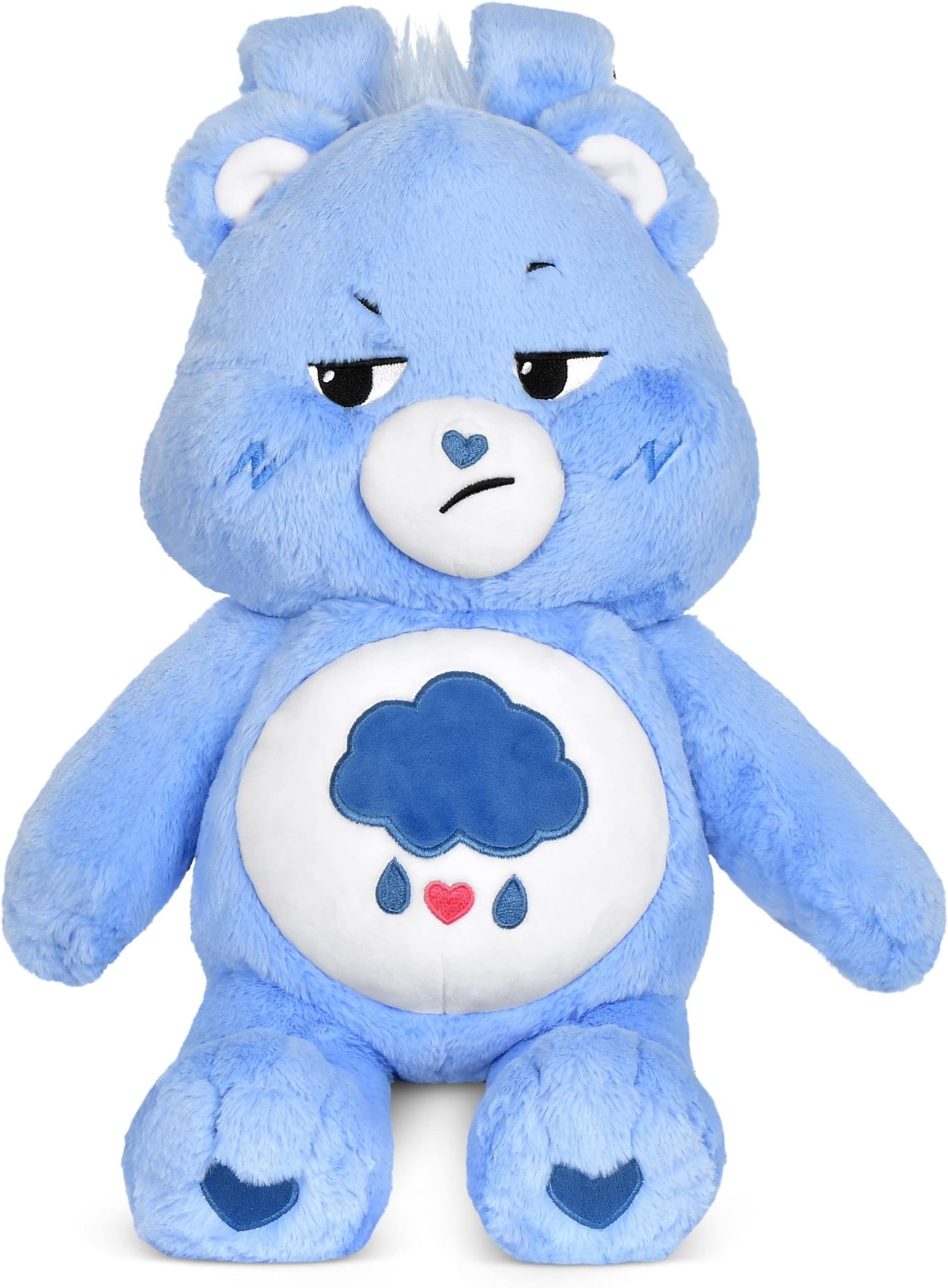 Amazon.com | Loungefly Care Bears Grumpy Bear Flocked Double Strap ...