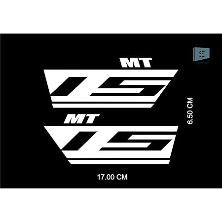 SIGN EVER Yamaha Mt 15 Logo Bike Stickers Suitable for Tank Sides Visor ...